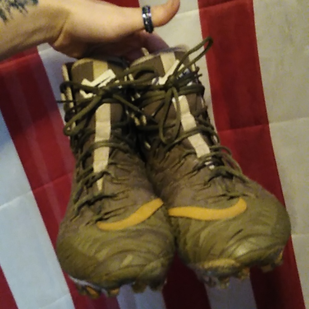 Nike Force Savage Elite Lineman Cleats - Gem